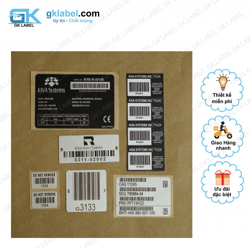 Tem quản lý sản phẩm barcode - GK Label